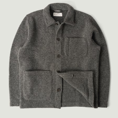 UNIVERSAL WORKS / Wool Fleece Field Jacket Grey Marl